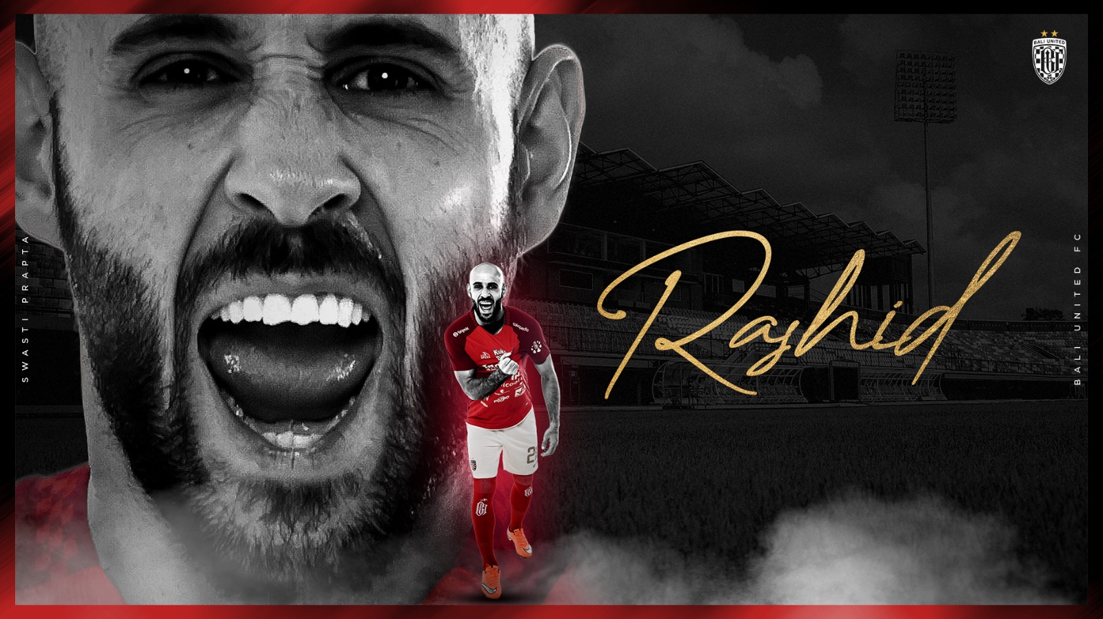 SWASTI PRAPTA! MOHAMMED RASHID RESMI GABUNG BALI UNITED UNTUK PERKUAT ...